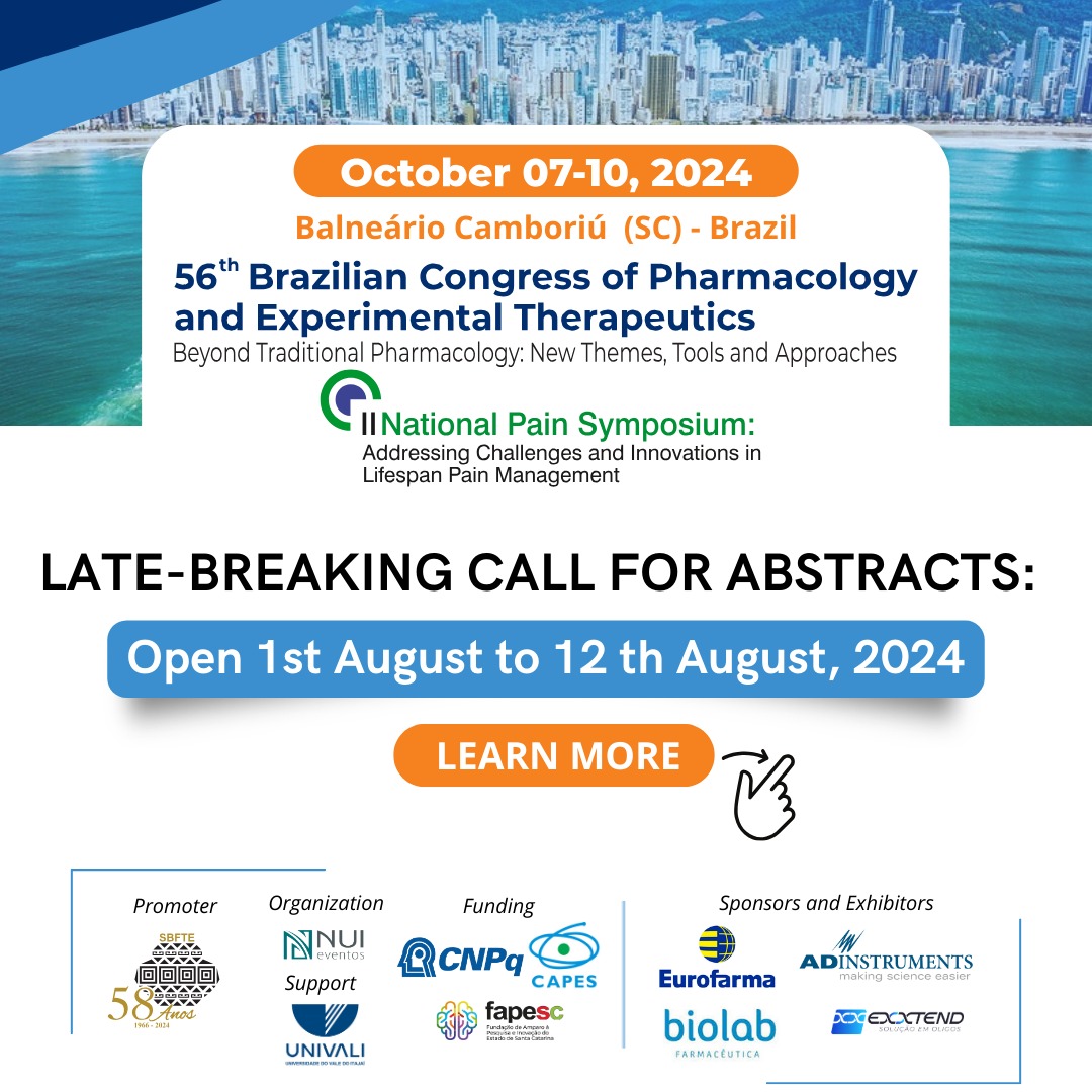 Late-breaking call for Abstracts – SBFTE