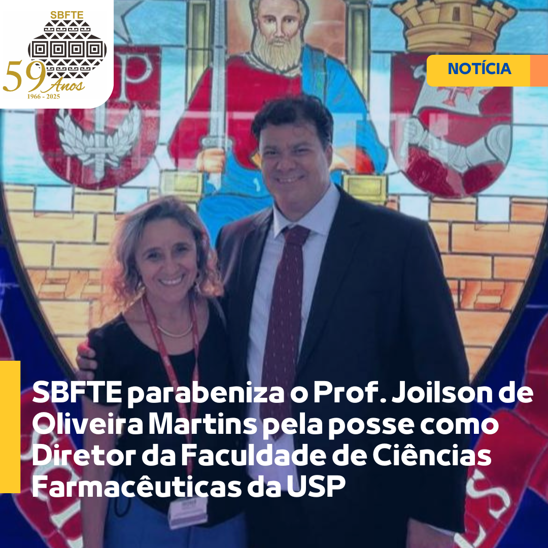 SBFTE parabeniza o Prof. Joilson de Oliveira Martins pela posse como ...